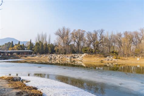 山西太原晋祠公园景观 历史古迹景区 旅游景点 摄影 汇图网www huitu
