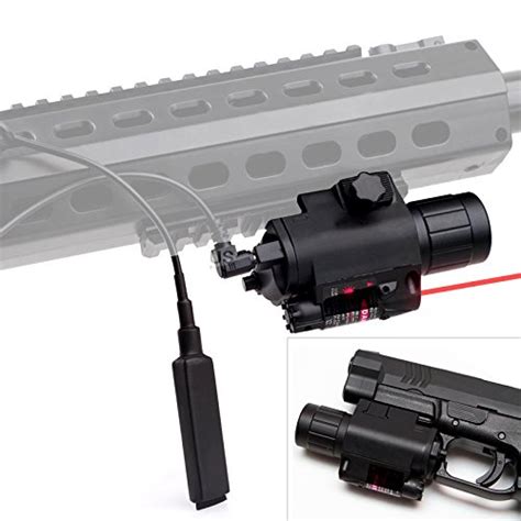 Buy Cisno 2in 1 Flashlight Red Laser Combo With Pressure Switch For
