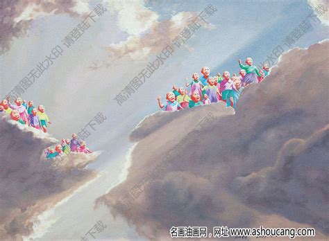 方力钧油画作品85高清下载 名画油画网