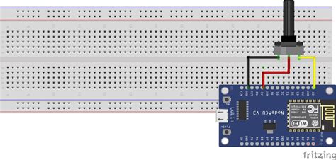 Управляем серводвигателем вращая потенциометр - Wi-Fi arDuino