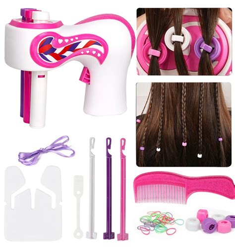 머리땋는기계 인싸템 머리 쉽게 땋기 헤어 용품 자동 Diy 뜨개질 기계 브레이드 도구 트위스트 롤 크리스마스 티몬