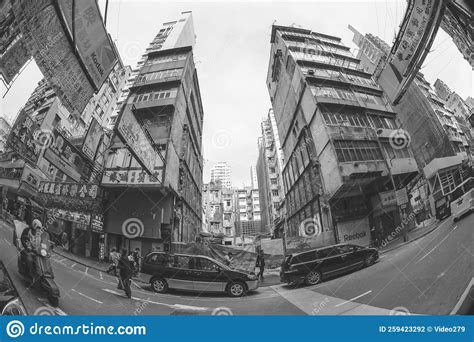 Old Tenement Buildings Or Tong Lau At West Of Mong Kok 18 Feb 2012