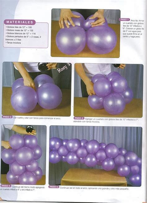 AYUDA POR FAVOR ME PODRIAN DECIR COMO HACER UN ARCO CON GLOBOS
