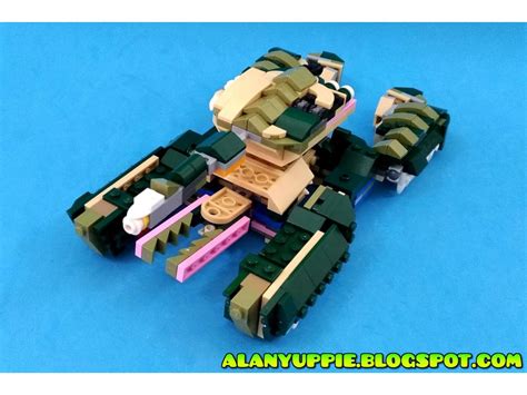 Lego Moc Transformer Armada Megatron Tank From Lego Creator Set 31121