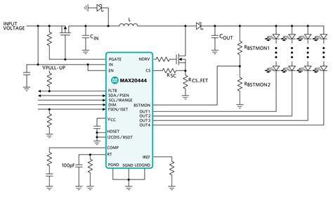 how to reduce pwm related acoustic noise on max20444 applications