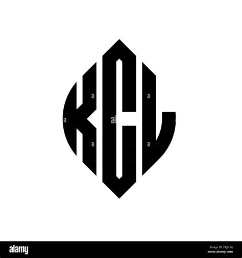 Kcl Circle Letter Logo Design With Circle And Ellipse Shape Kcl