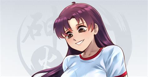 Misatokatsuragi Large Breasts Bloomers Misatos Headscissor Pixiv