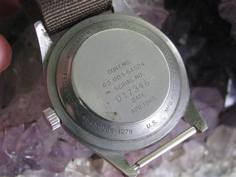 Vintage Benrus MIL W 3818B US Military Hack Wrist Watch 1965 Vietnam