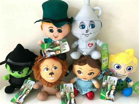 Set Of 6 Wizard Of Oz Plush Toys 7 New Rare Set Dorothy Other