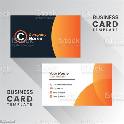 창의적이고 깨끗한 기업 명함 템플릿입니다 벡터 그림입니다 문구 디자인 0명에 대한 스톡 벡터 아트 및 기타 이미지 0명 개념 개념과 주제 Istock