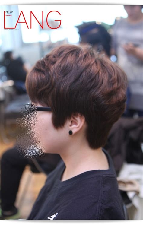 여자 숏컷파마 아이롱 다운펌 네이버 블로그