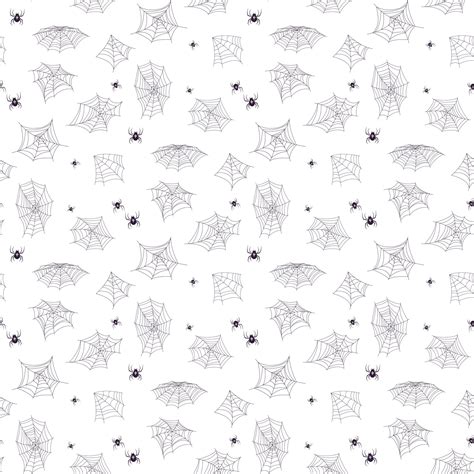 Pattern With Spider Webs Vector Art At Vecteezy