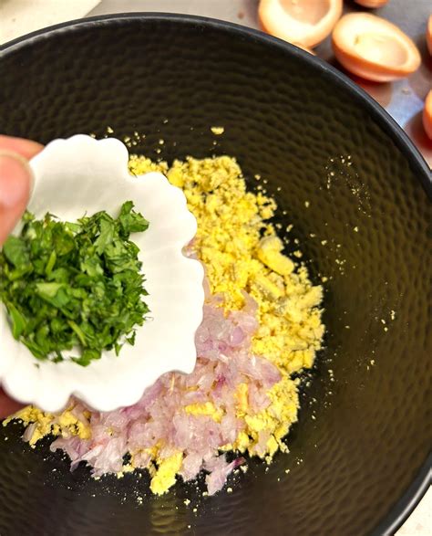 Curried Deviled Eggs Tinas Kitchen Diaries