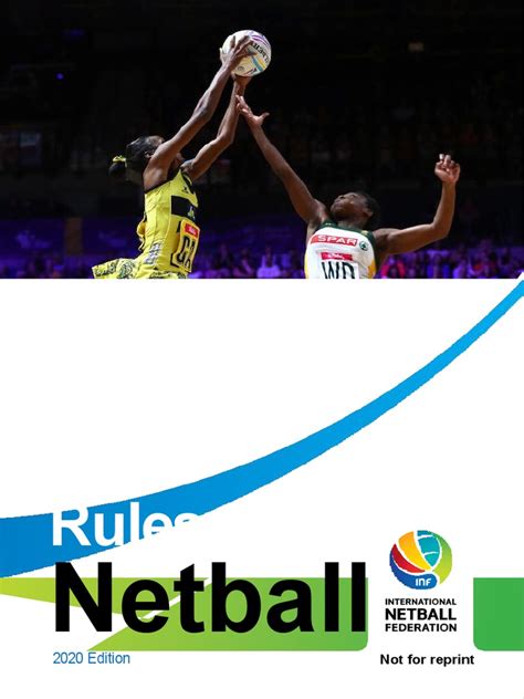 Inf Netball Rule Book Manual 2020 Pdf Referee Team Sports