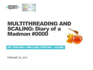 Multithreading And Scaling Diary Of A Madman Ppt