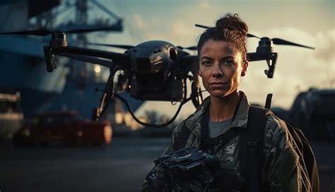 Premium Ai Image Armed Drones Ready For Attack Technological Drone