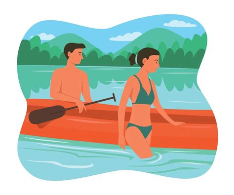 Canoe Vector Art Icons And Graphics For Free Download