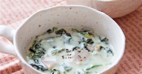 簡単節約＊ほうれん草のクリーム煮 By ＊shinku＊ 【クックパッド】 簡単おいしいみんなのレシピが369万品