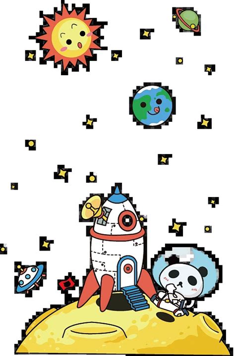 熊猫宇航员 花瓣网