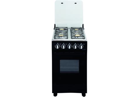 Gazinière 4 feux MAGICPOINT tout gaz noir