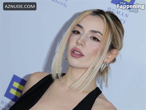 Ava Max Sexy Flashes Her Hot Tits At The Human Rights Campaign Los