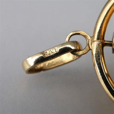Beryl Lane Vintage 9ct Yellow Gold Spinning World Globe Pendant