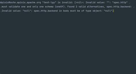 Bug Error Creating Apisixroute · Issue 630 · Apacheapisix Ingress