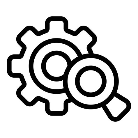 Technical Overview Icon Outline Vector Data Result Vector Art At Vecteezy