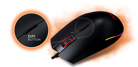 AOC RGB Gaming Mouse NVIDIA Reflex Analyzer Compatible Low Input Lag OMRON L R Switches