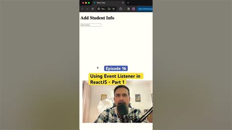 How To Handle Events In Reactjs Part 1 😎 Reactjstutorial Reactjs