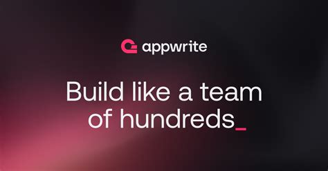 Appwriteappwrite 简介 Appwrite是一个基于docker的端到端开发者平台，其容器化的微服务库可应用于网页端，移动端