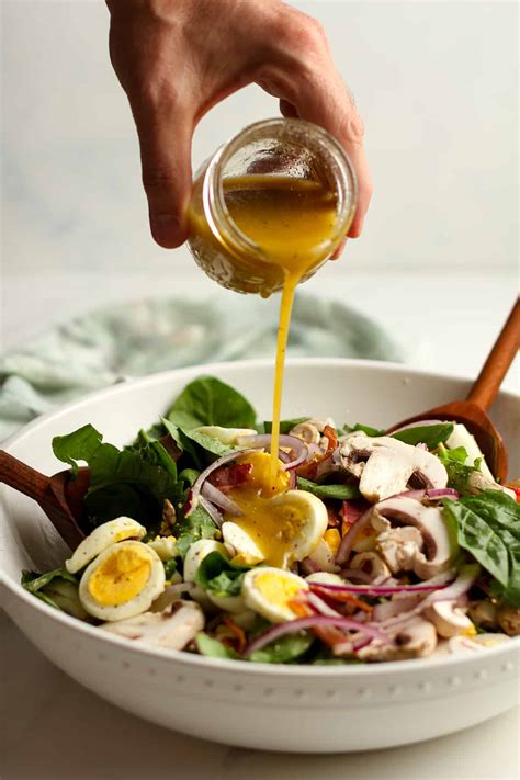 Spinach Salad With Honey Dijon Dressing Suebee Homemaker