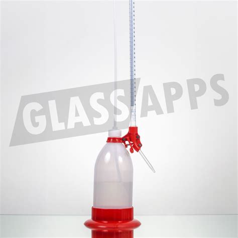 Automatic Glass Burette In Schellbach Stripe Class B Glassapps