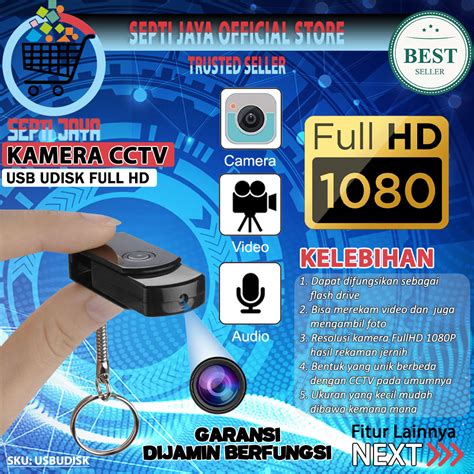 Jual Spy Cam Card Reader Gantungan Kunci Hidden Camera Mini Dv U Disk