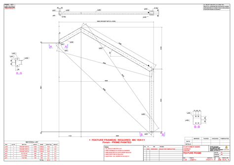 Structural Drawings For Lgs Frames Develle Structures