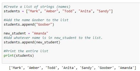 List Of Strings In Python Spacotin