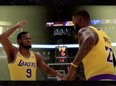 Bronny James Featured In New Nba 2k25 Trailer Throws Alley Oop To Lebron