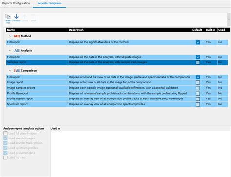 Report Templates — Visioncats 41 Documentation