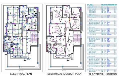 House Electrical Layout Plan With Switch Board Module