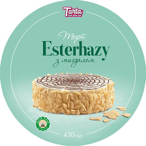Cake “esterhazy” With Almond 430 G Tarta