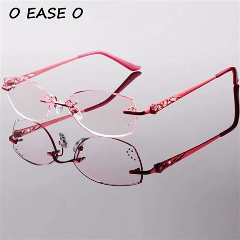 Buy Latest Titanium Rimless Glasses Korean Women