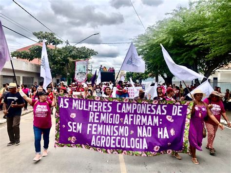 Marcha Pela Vida Das Mulheres E Pela Agroecologia Mst