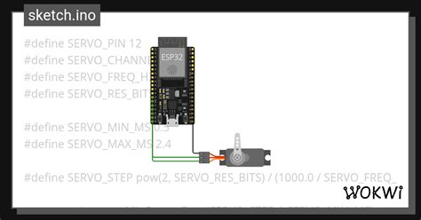 Servo Wokwi Esp32 Stm32 Arduino Simulator