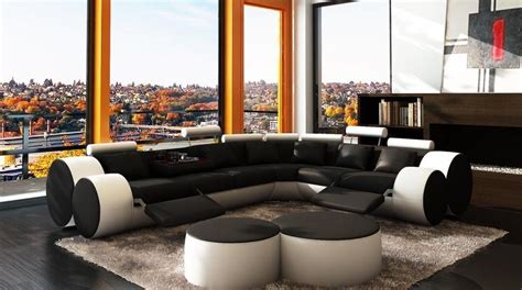Jvmoebel Ecksofa Xxl Multifunktions Ledercouch Couch Big Sofa Polster