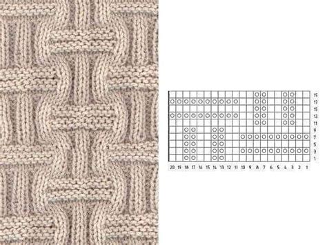 Узор спицами 1 5 и 9 ряд 12 лицевых 2 изнаночные 2 лицевые 2 Интересный контент в