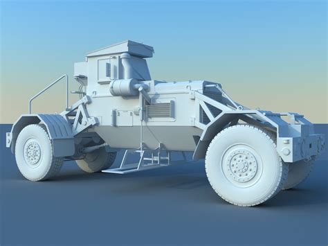Husky Detection Military Vehicle D Max