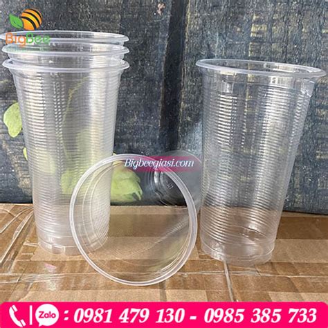 Ly Nhựa Pp Sọc 700ml Phi 95 Nắp Bằng