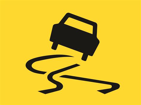 Repeater Sign Slippery Symbol Tranex Road Safety And Traffic Control