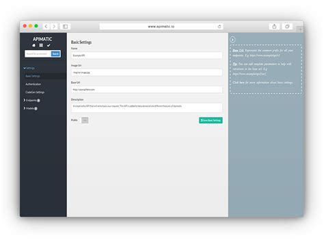 API Editor Overview APIMATIC Support