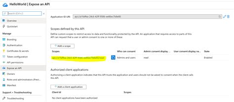 Postman Cannot Access AAD Protected Asp Net Core 3 1 Restapi 401